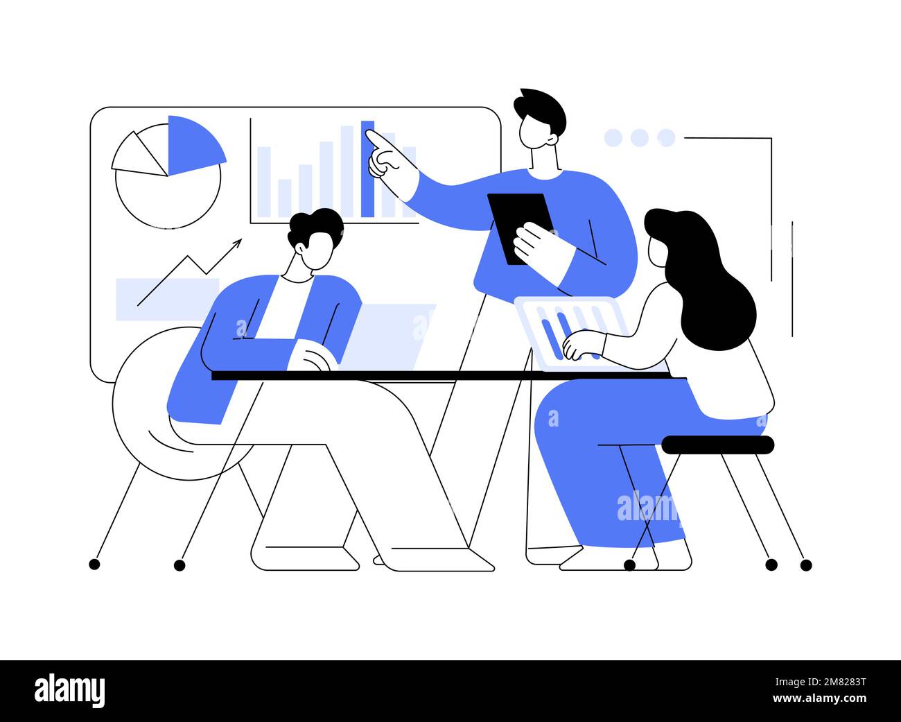 Meeting abstract concept vector illustration Stock Vector Image & Art ...