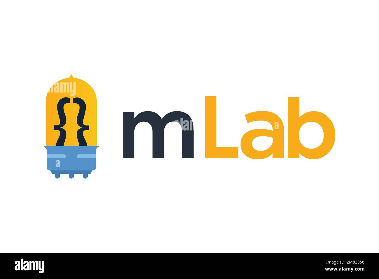 MLab, Logo, White background Stock Photo - Alamy