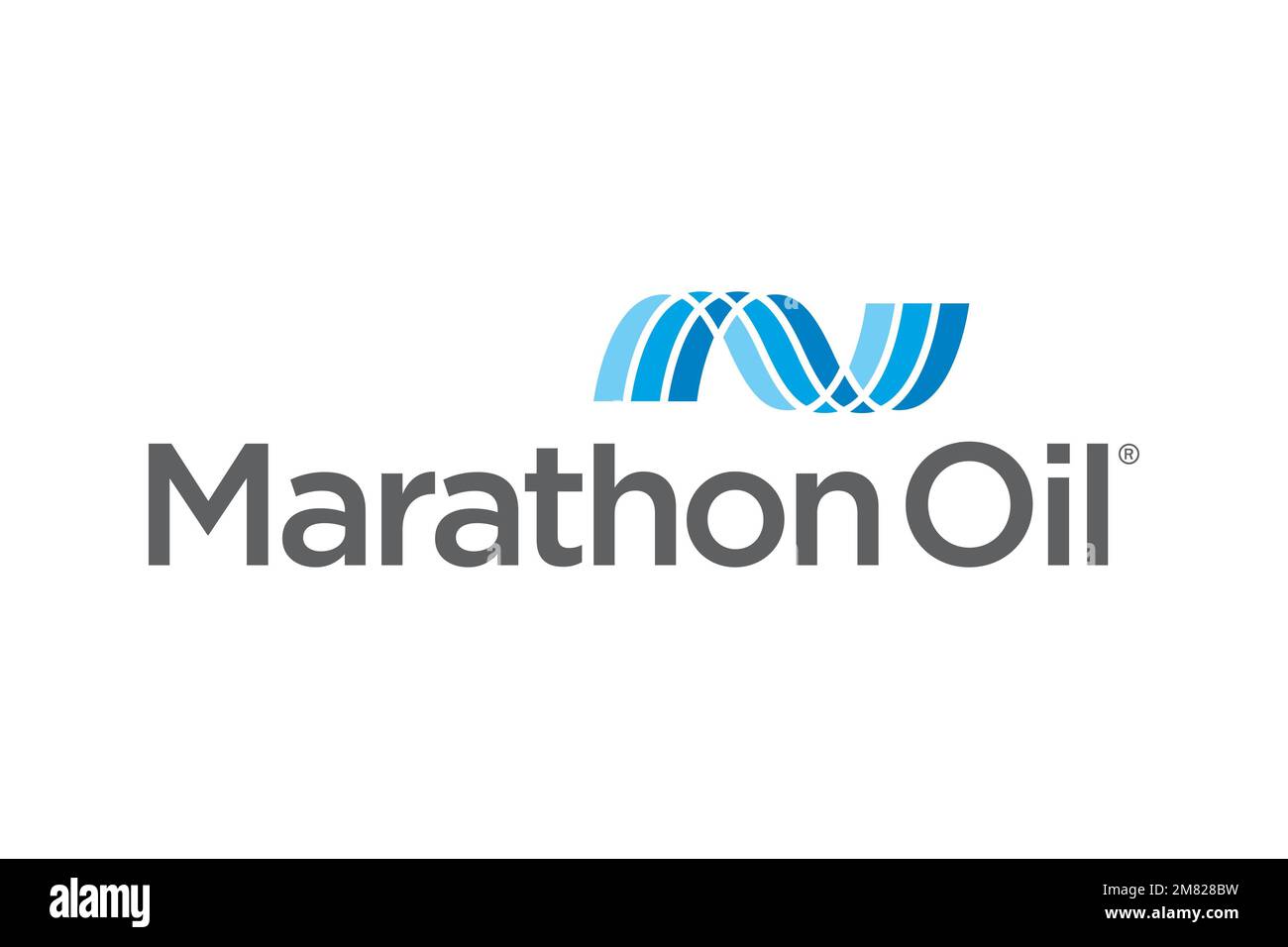 Marathon Oil, Logo, White background Stock Photo - Alamy