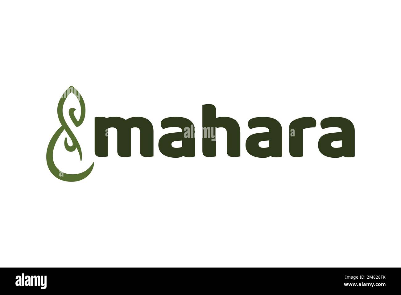 Mahara software, Logo, White background Stock Photo - Alamy