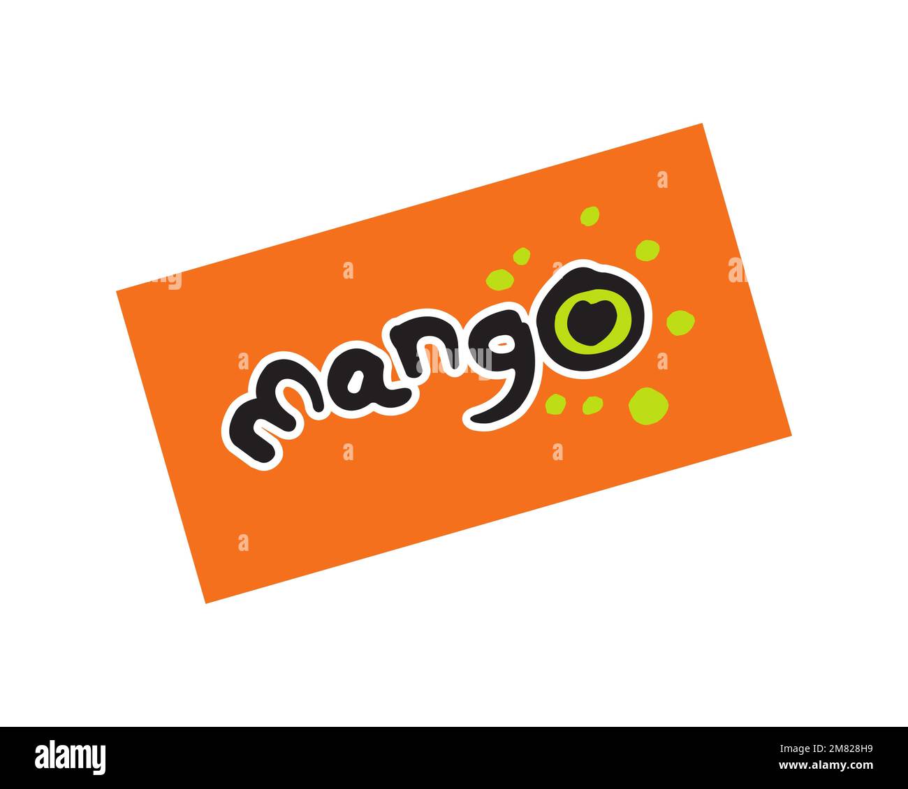 Mango airline, rotated logo, white background Stock Photo - Alamy