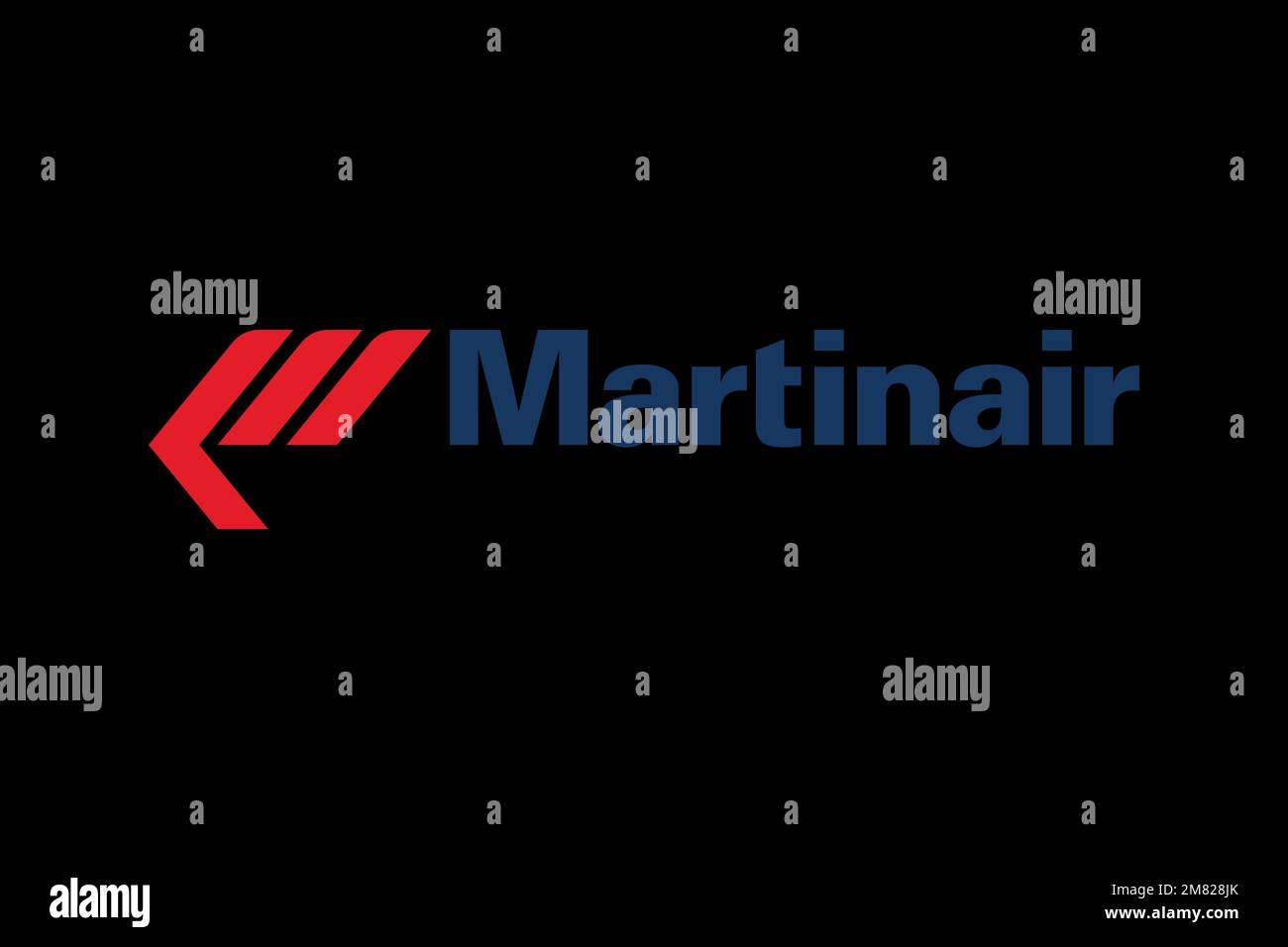 Martinair, Logo, Black background Stock Photo - Alamy