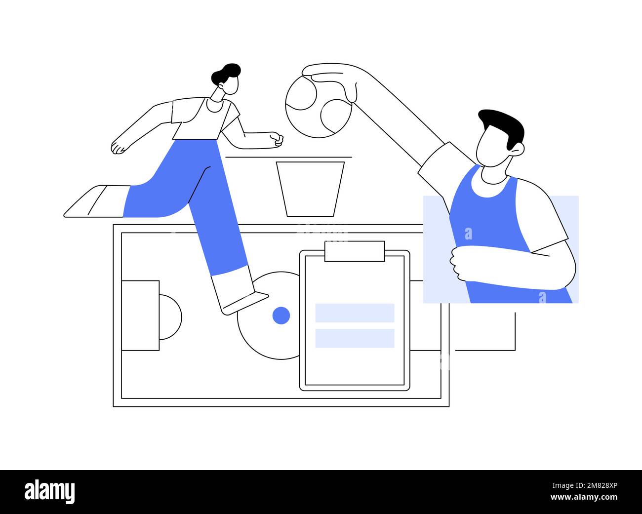 School sports team abstract concept vector illustration Stock Vector ...