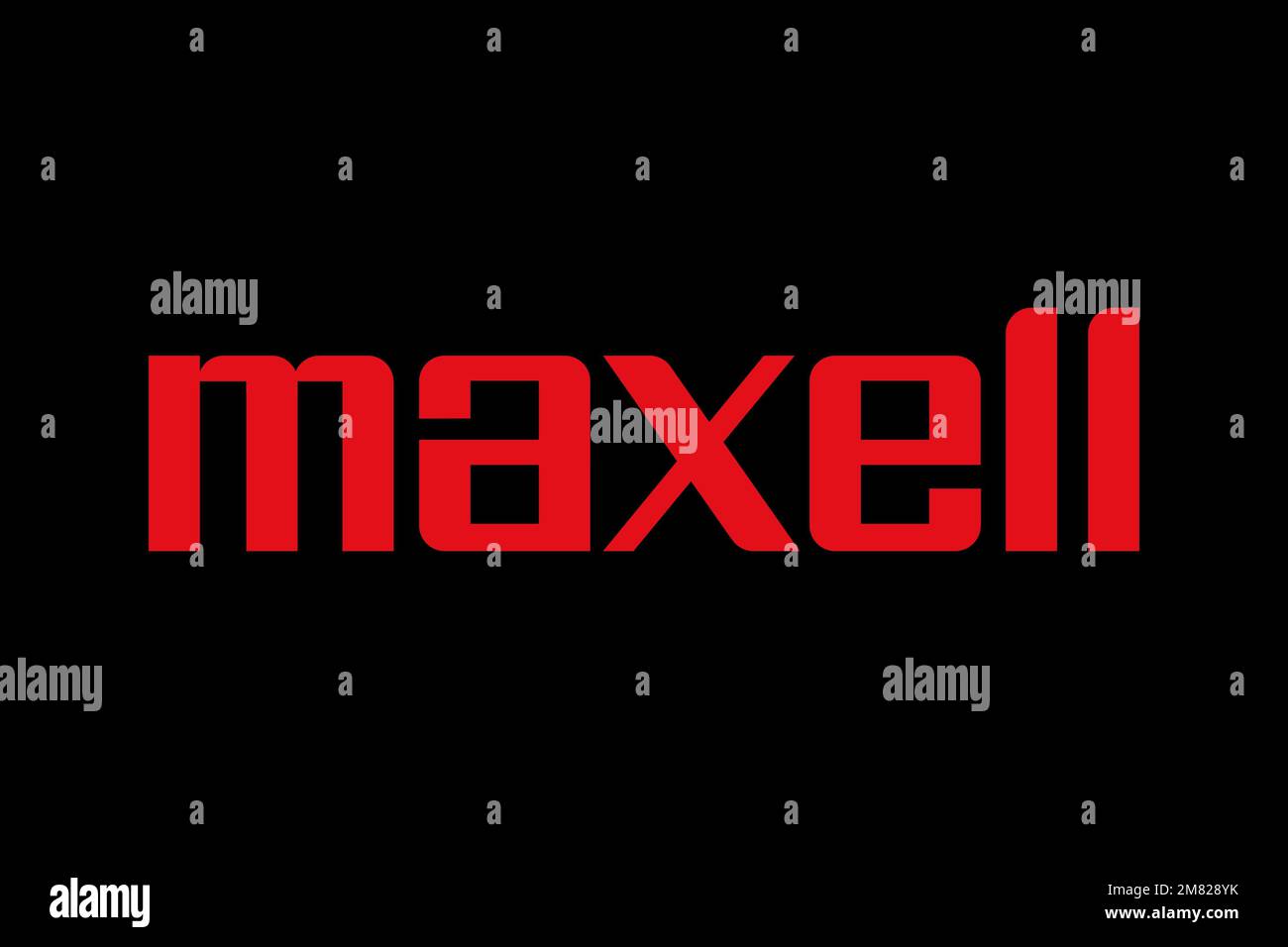 Maxell, Logo, Black background Stock Photo - Alamy