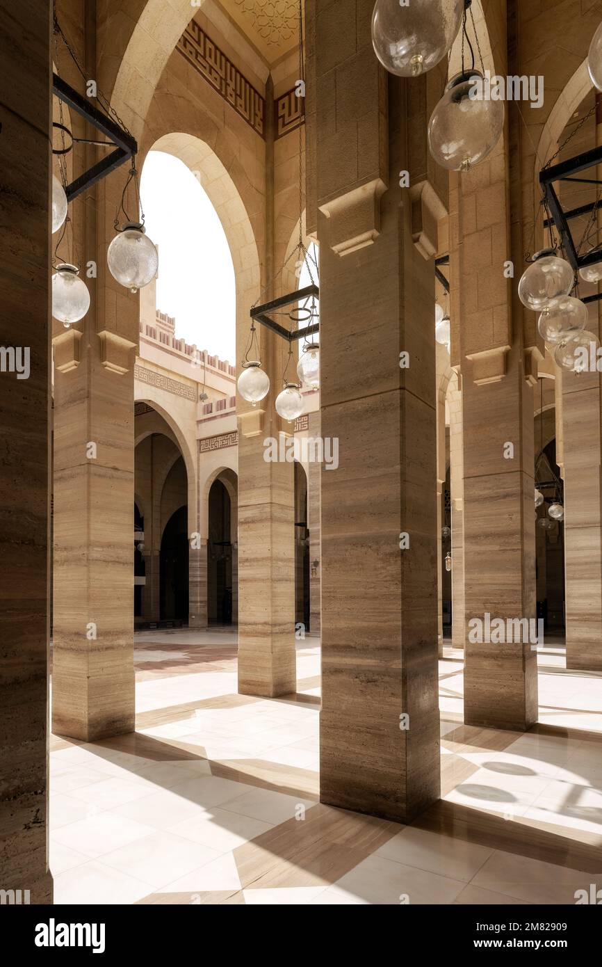 Pillars in a building in Manama Bahrain, taken in May 2022 Stock Photo ...