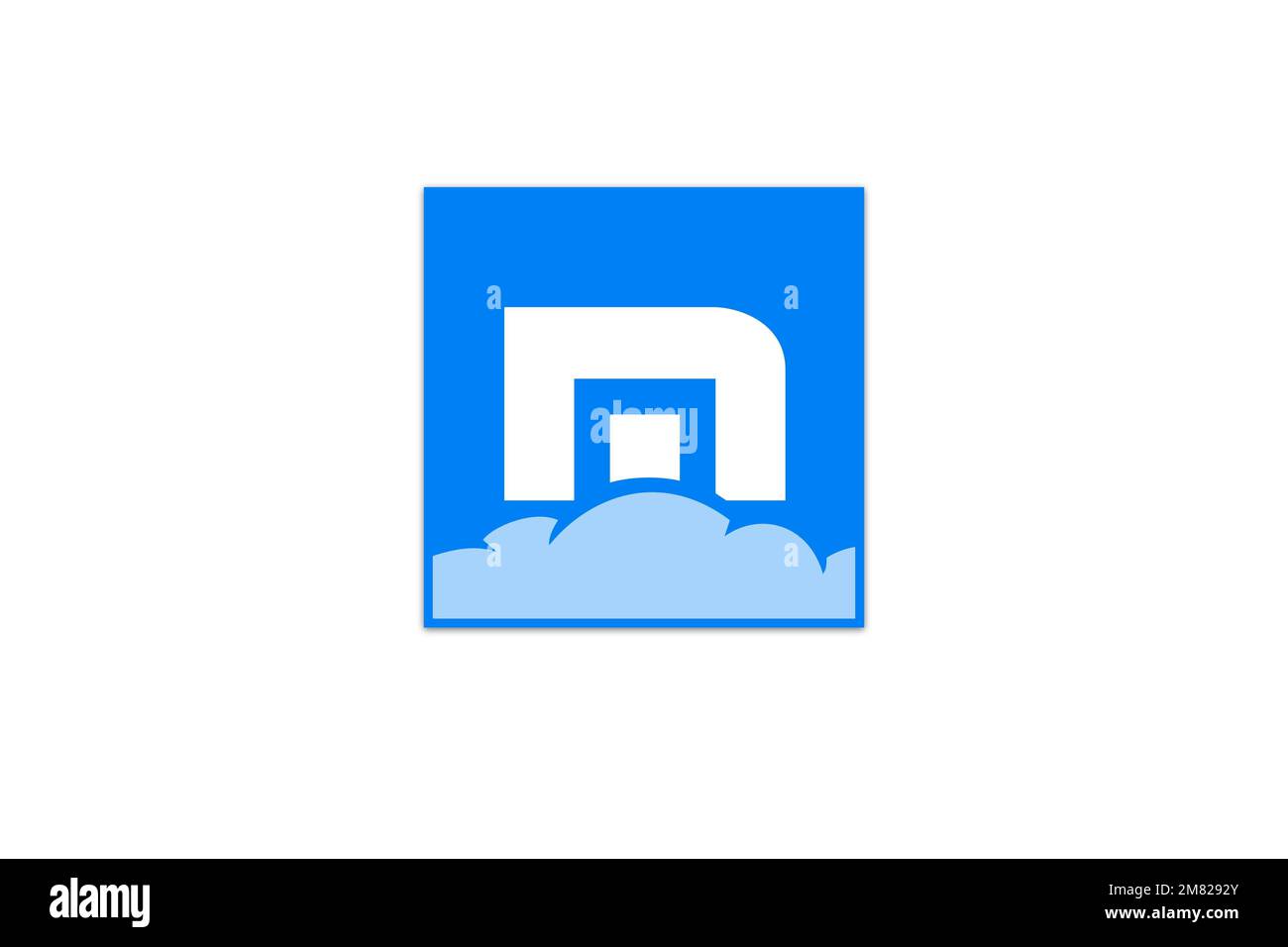 Maxthon, Logo, White background Stock Photo - Alamy