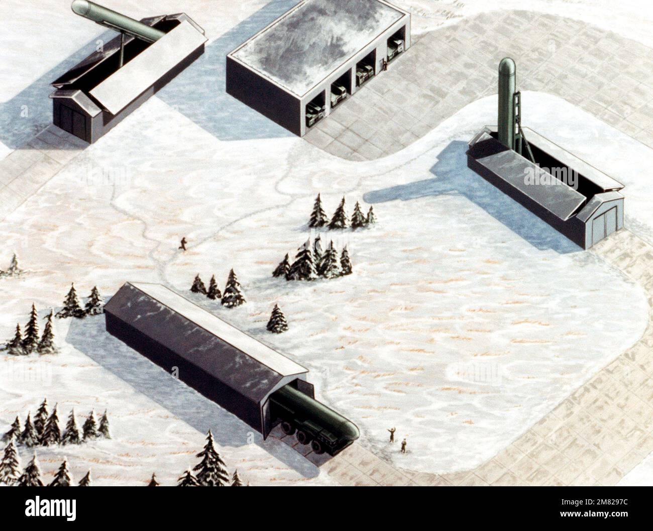 SS-X-25 Intercontinental Ballistic Missile Site. Courtesy of Soviet ...