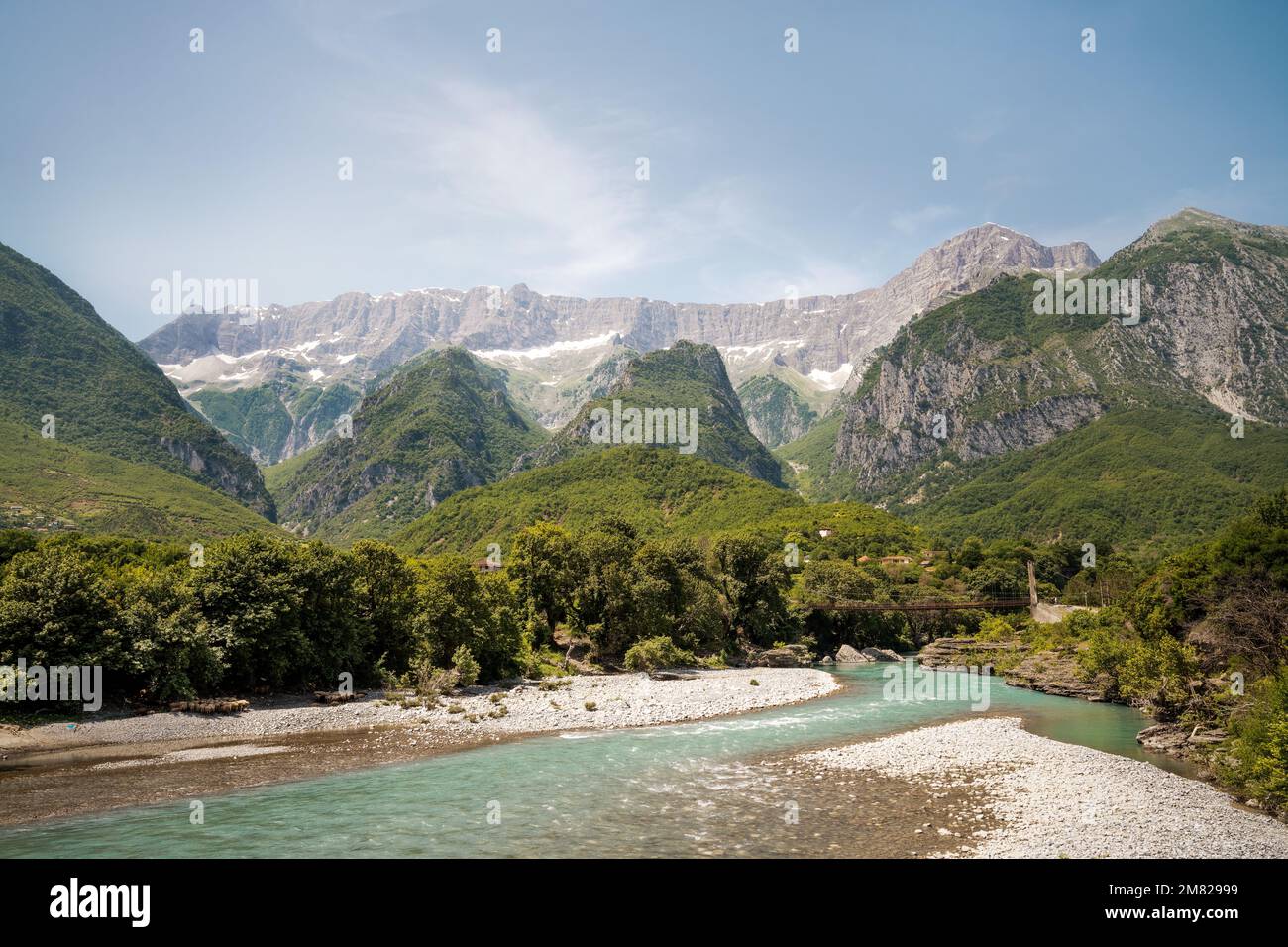 Permet, Albania and surroundings taken in May 2022 Stock Photo - Alamy