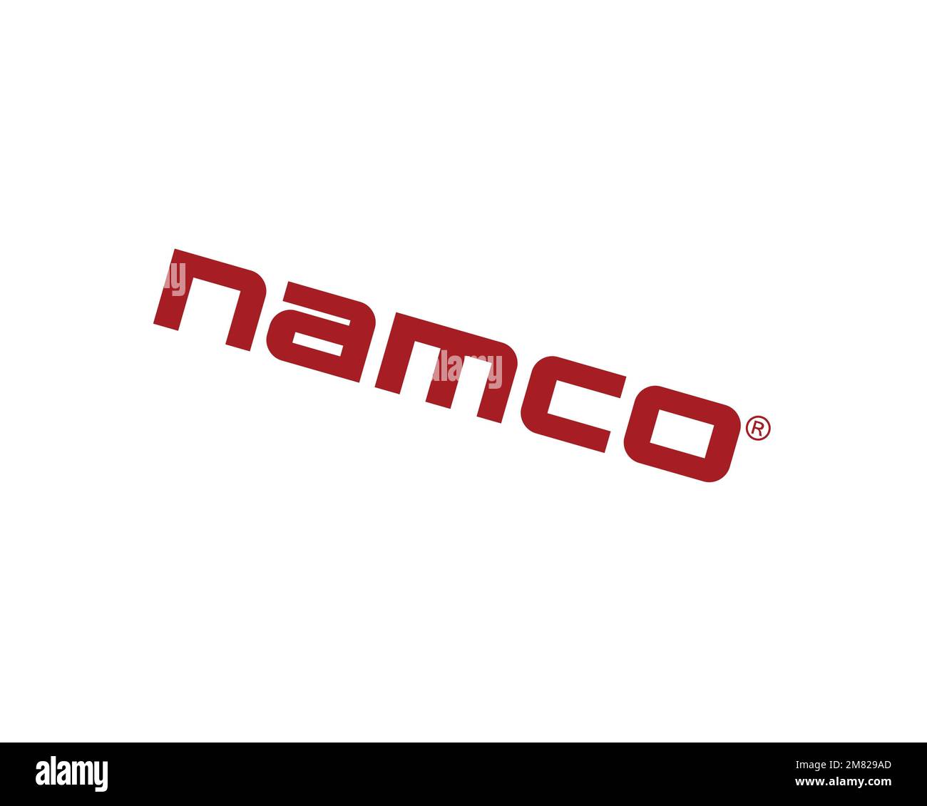 Namco, rotated logo, white background B Stock Photo - Alamy