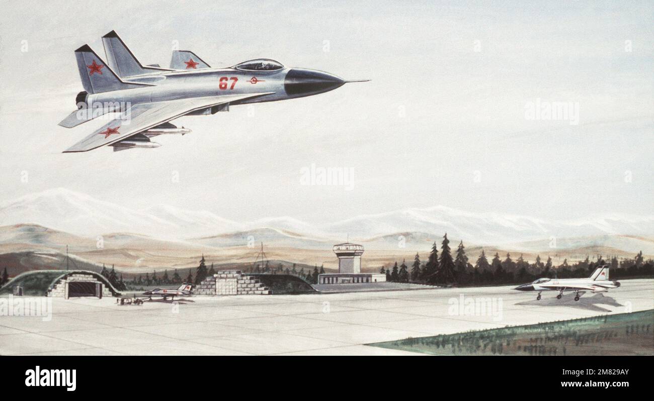 Su-27 Flanker, bottom, and MiG-29 Fulcrum aircraft. (Courtesy of Soviet ...