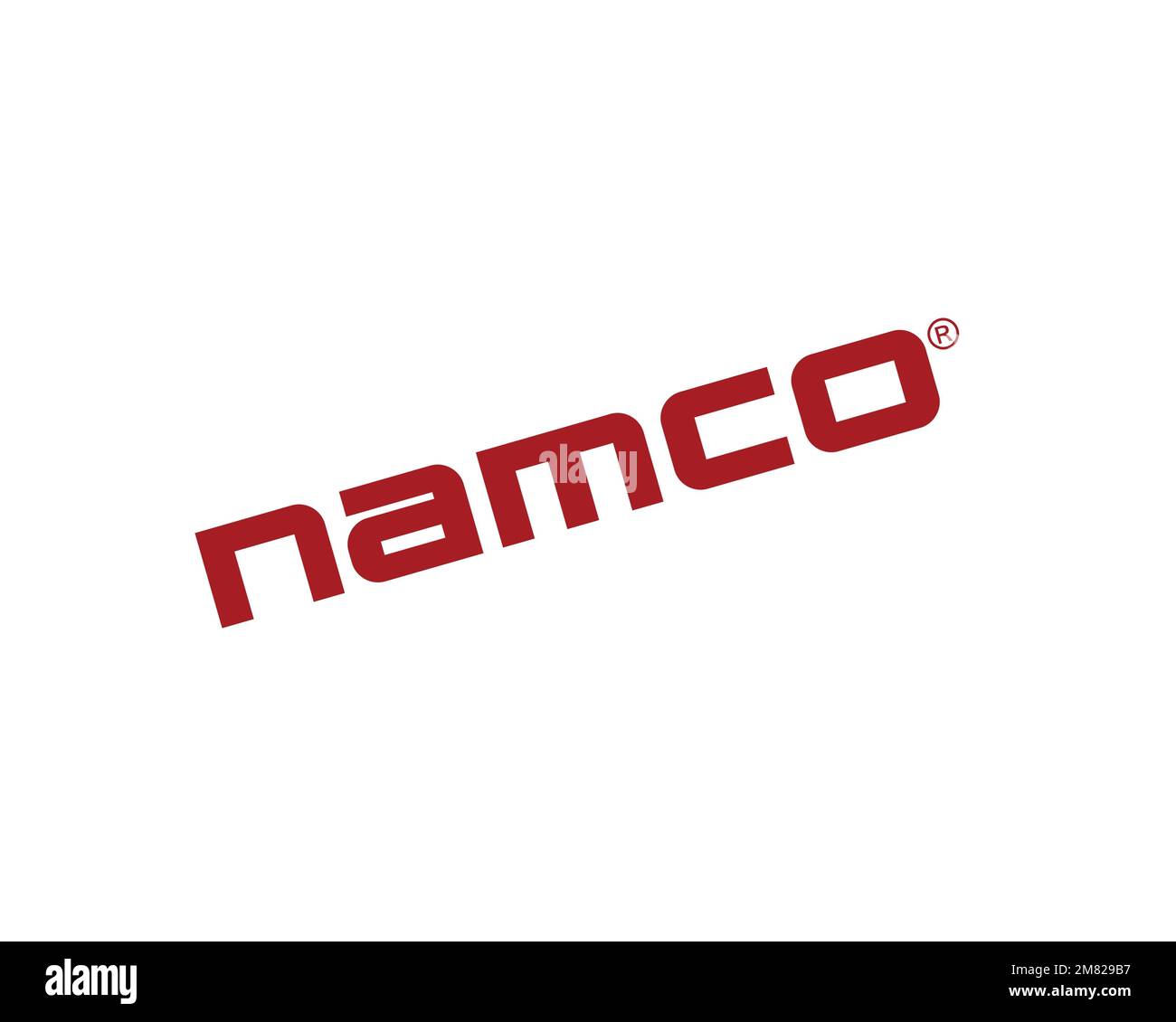 Namco, rotated logo, white background Stock Photo - Alamy