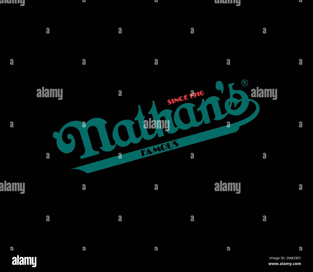 Nathans famous logo hi-res stock photography and images - Alamy
