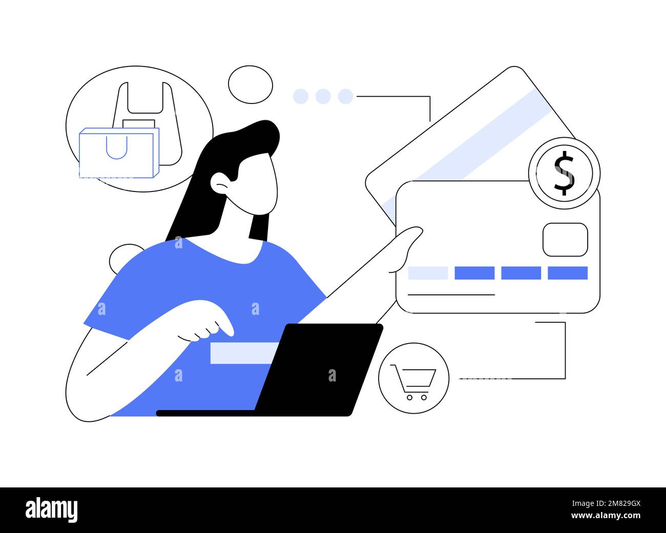 Plastic money abstract concept vector illustration Stock Vector Image ...