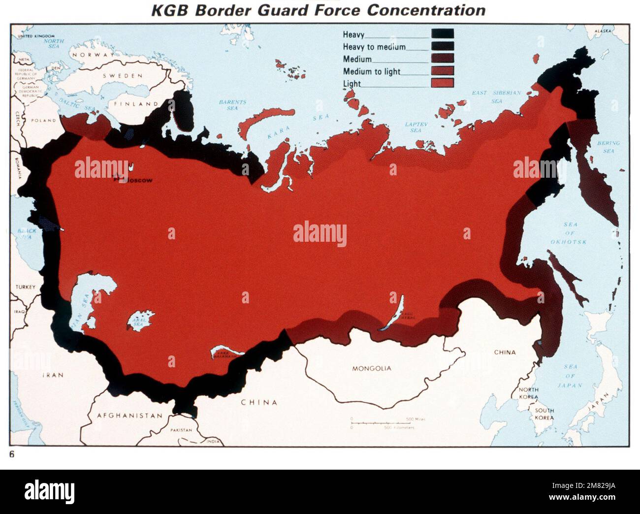 KGB Border Guard Force Concentration. Courtesy of Soviet Military Power ...