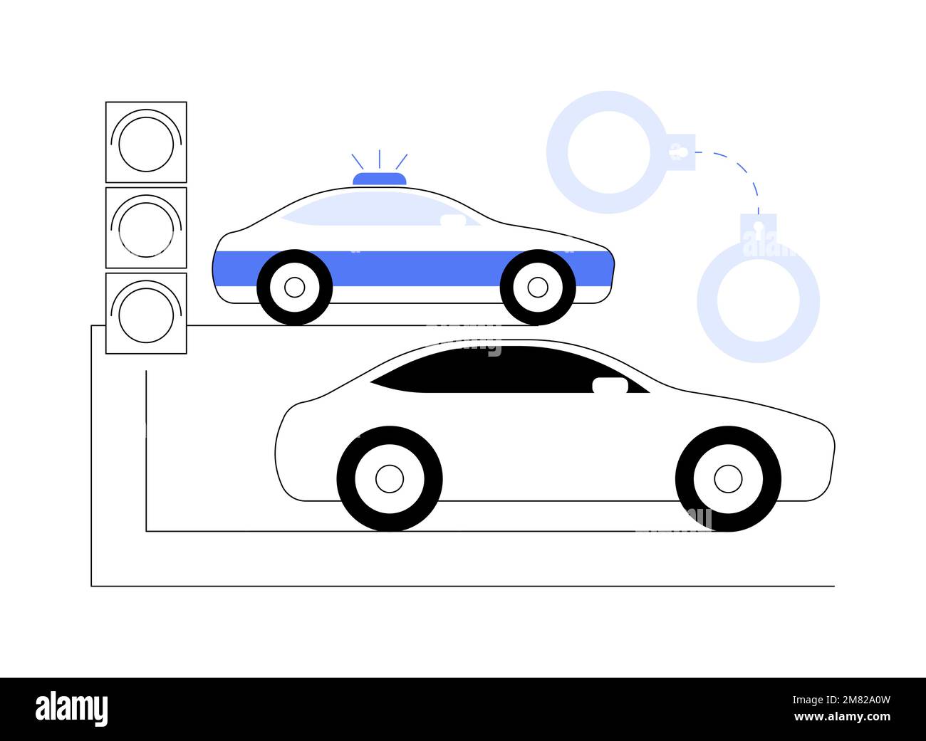 Traffic crime abstract concept vector illustration Stock Vector Image ...