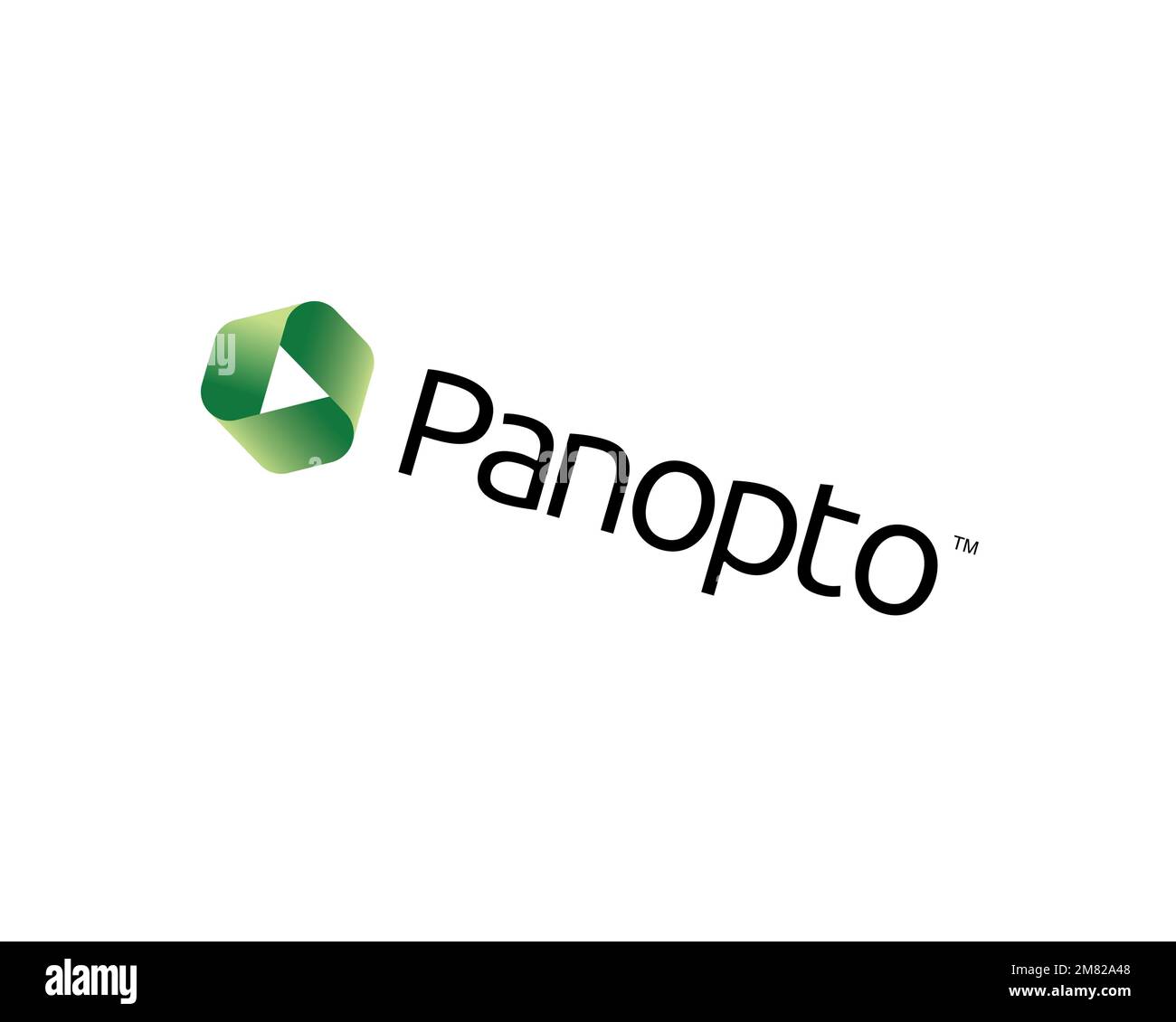 Panopto, rotated logo, white background B Stock Photo - Alamy