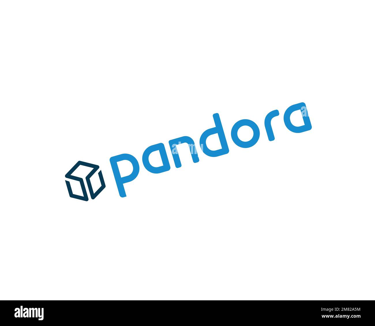 Pandora console, rotated logo, white background Stock Photo - Alamy