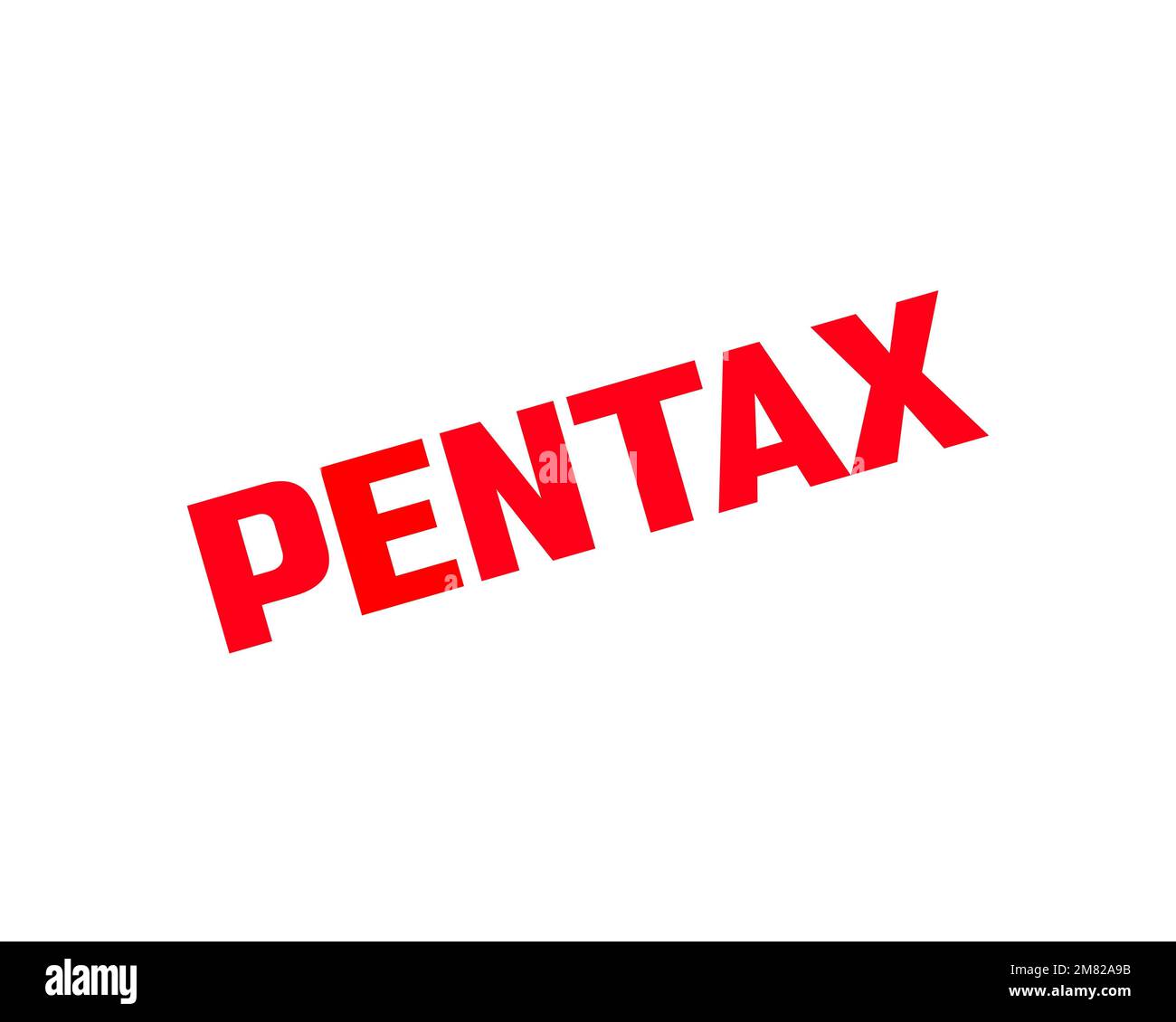 Pentax, rotated logo, white background Stock Photo - Alamy