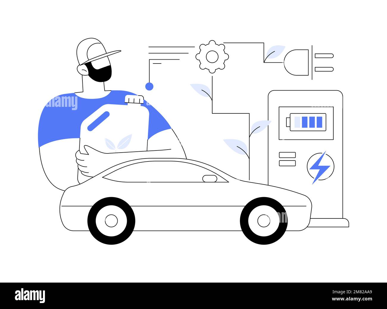 Alternative fuel abstract concept vector illustration Stock Vector ...
