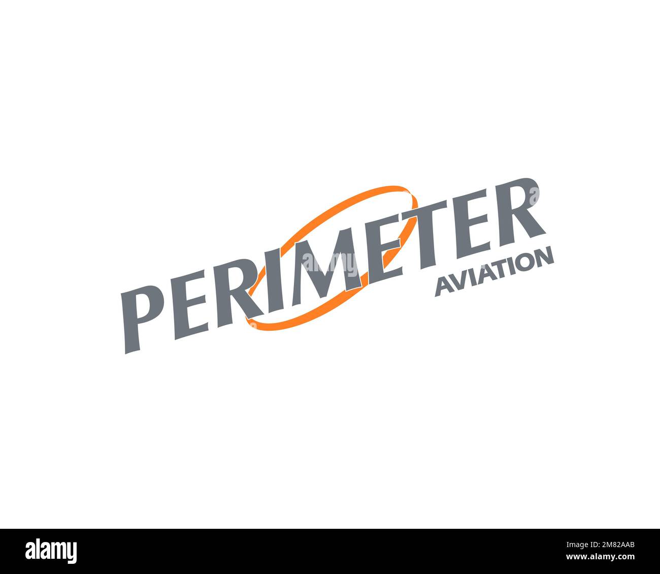Perimeter Aviation, rotated logo, white background Stock Photo - Alamy