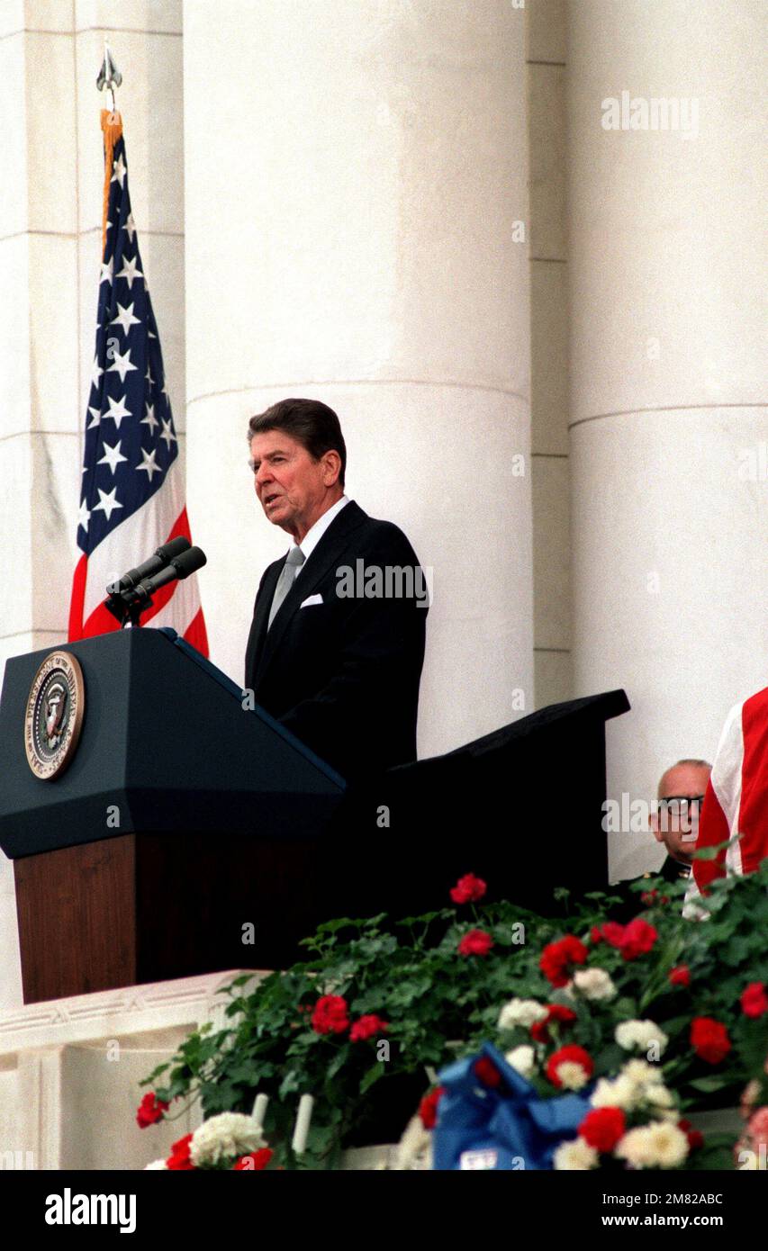 Ronald reagan funeral hi-res stock photography and images - Alamy