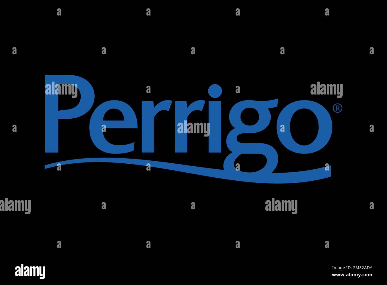Perrigo, Logo, Black background Stock Photo - Alamy