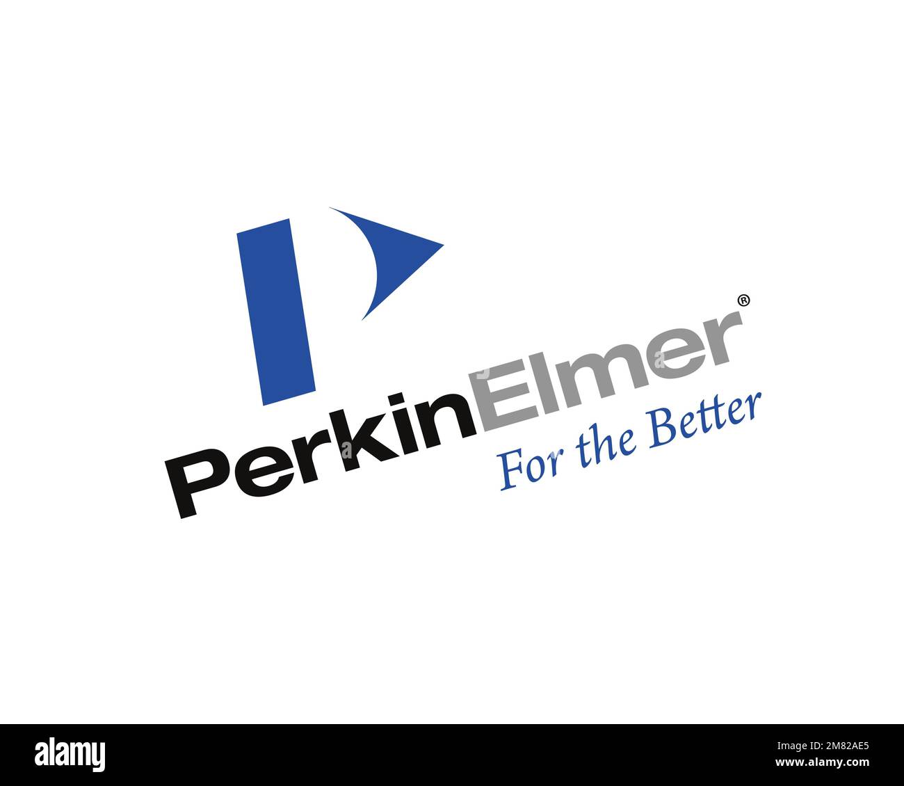 PerkinElmer, rotated logo, white background Stock Photo - Alamy