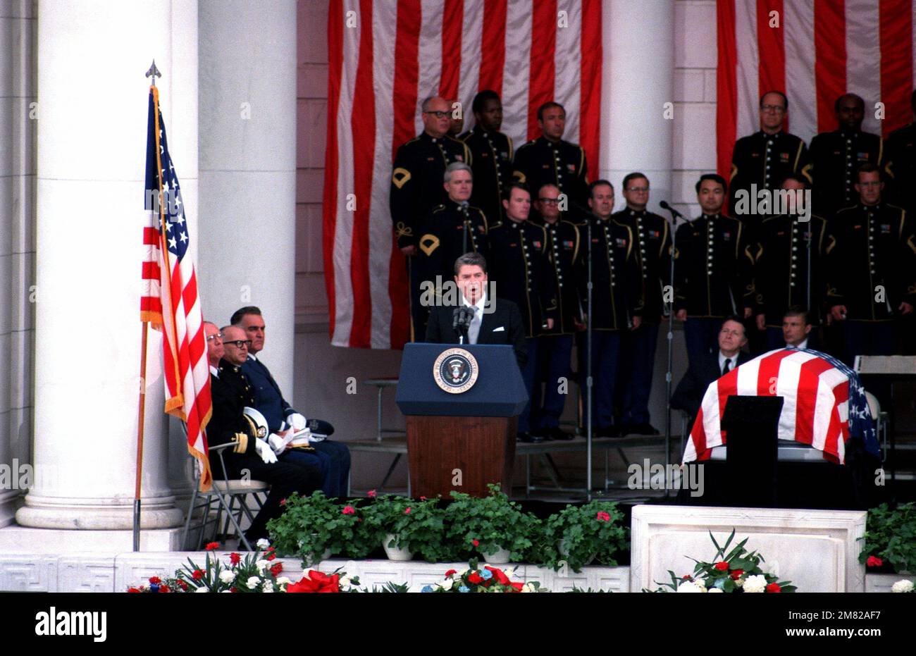 Ronald reagan funeral hi-res stock photography and images - Alamy