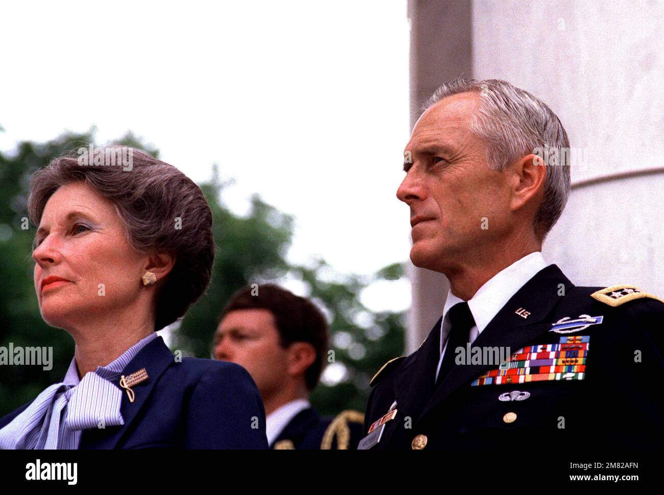 General (GEN) John Wickham, US Army CHIEF of STAFF, attends the state ...