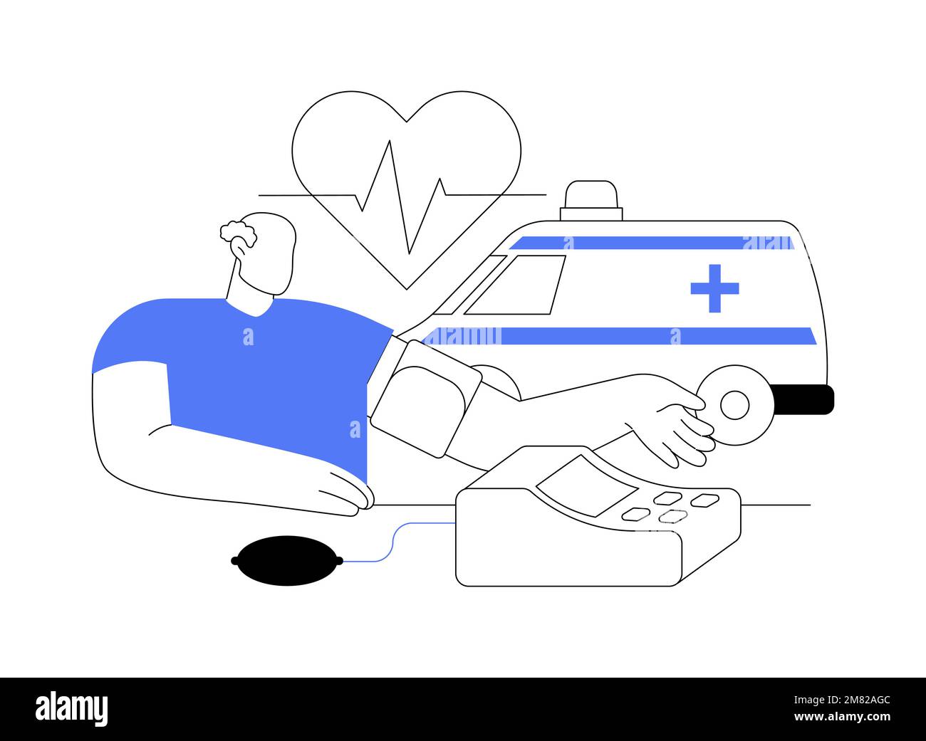 Hypertension abstract concept vector illustration Stock Vector Image ...