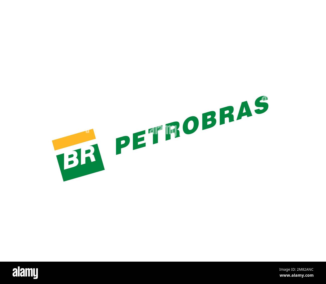 Petrobras, rotated logo, white background Stock Photo - Alamy