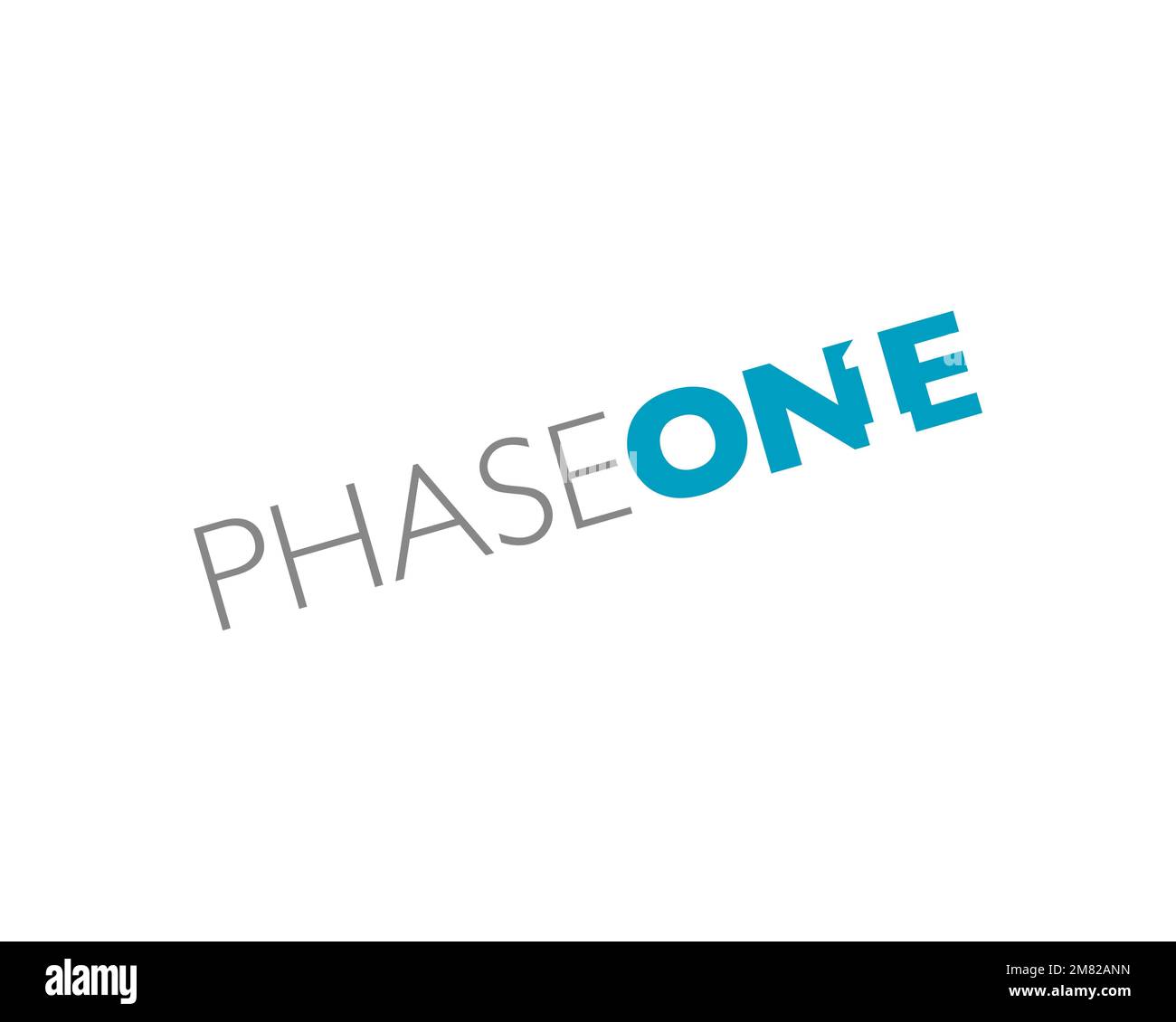Phase One company, rotated logo, white background Stock Photo - Alamy