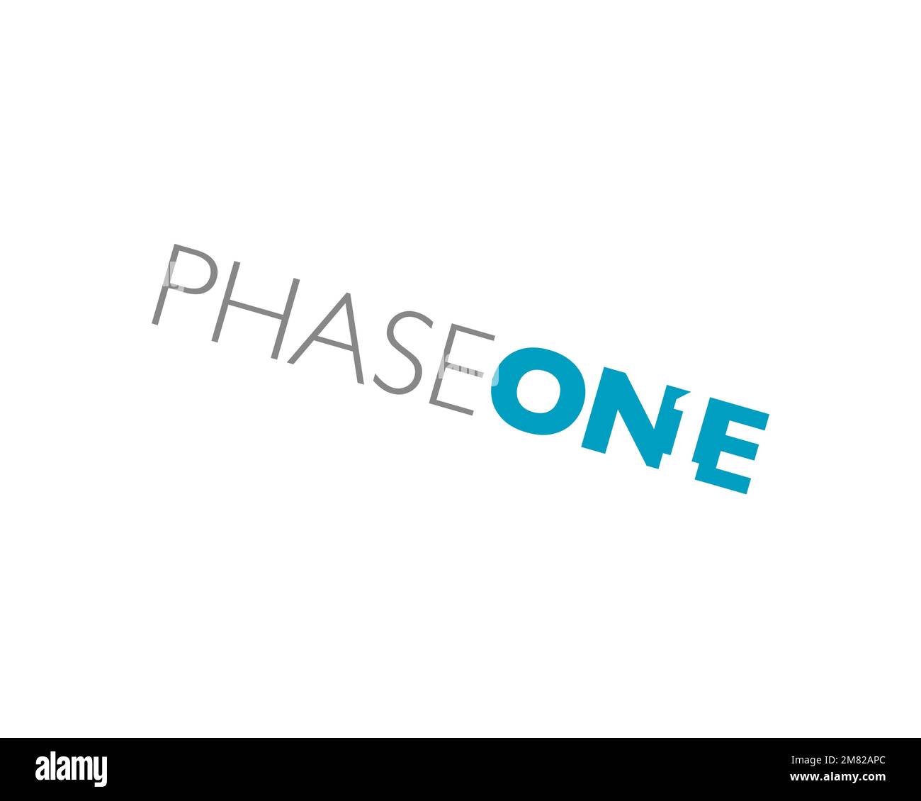 Phase One company, rotated logo, white background B Stock Photo - Alamy