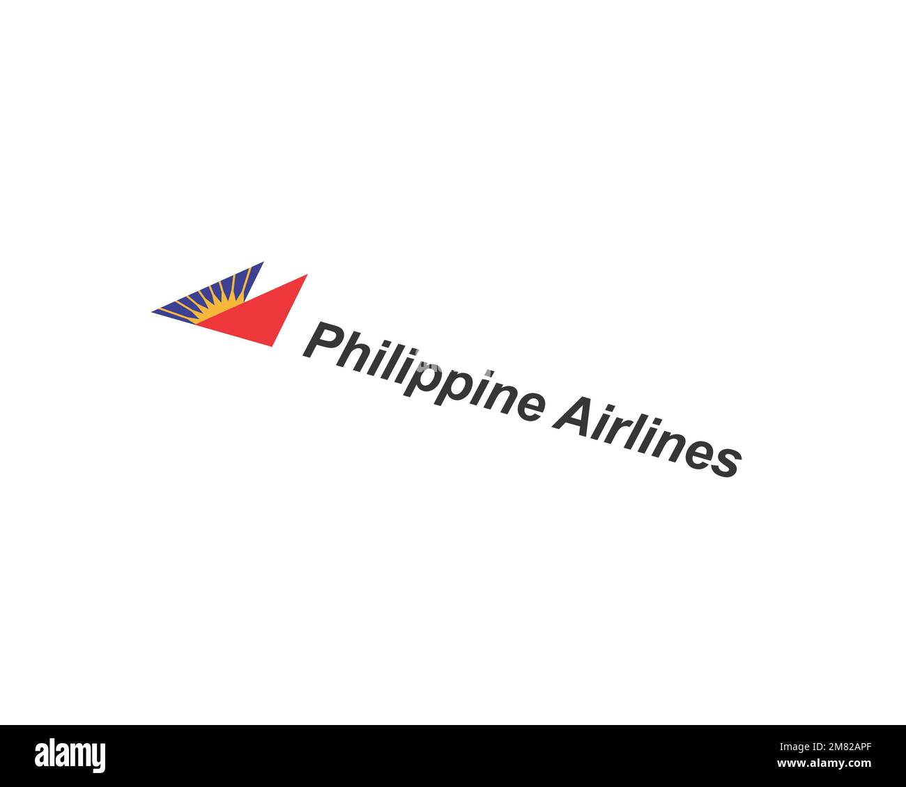 Philippine Airline, rotated logo, white background B Stock Photo - Alamy