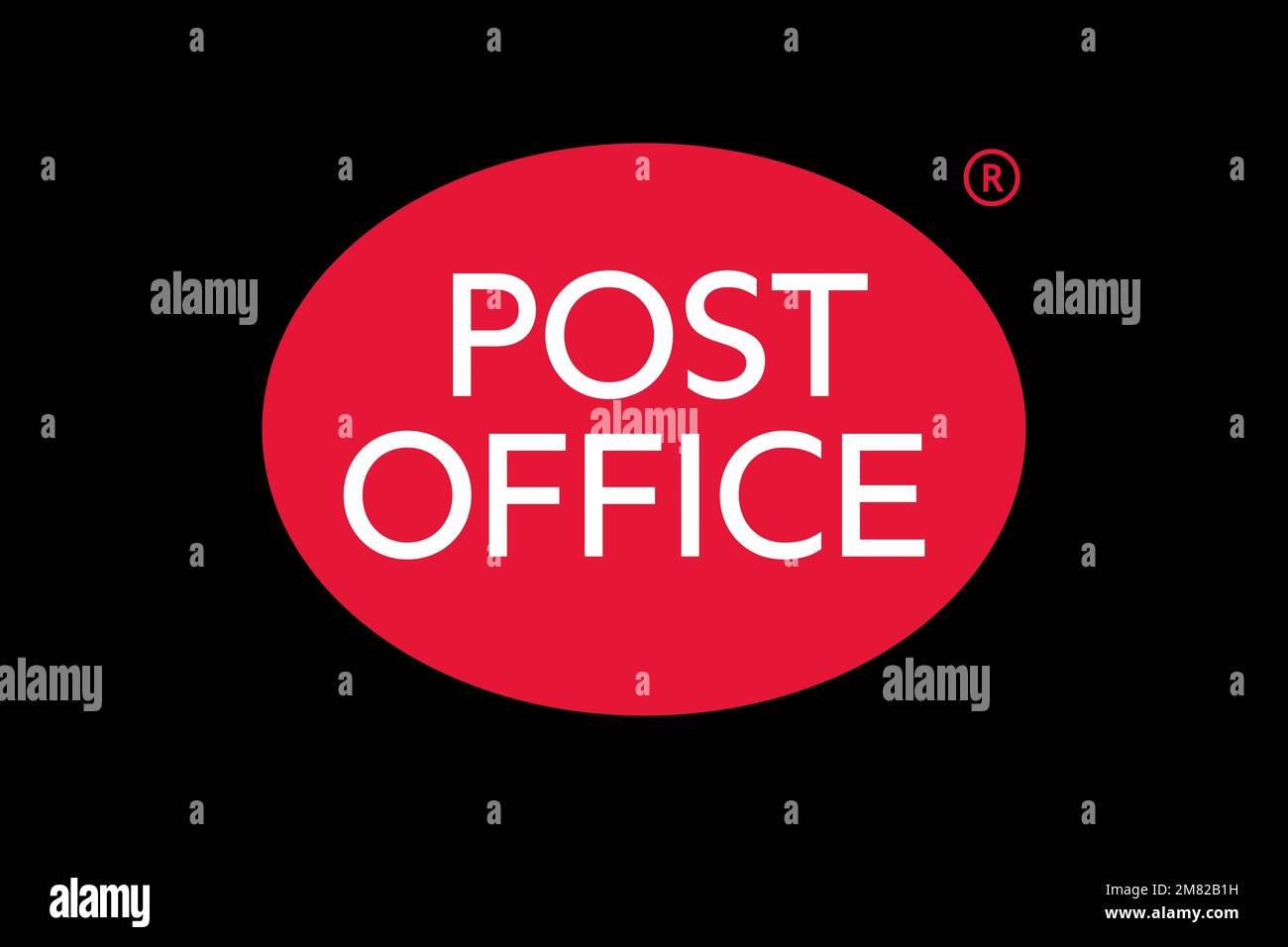 Post Office Ltd, Logo, Black background Stock Photo - Alamy