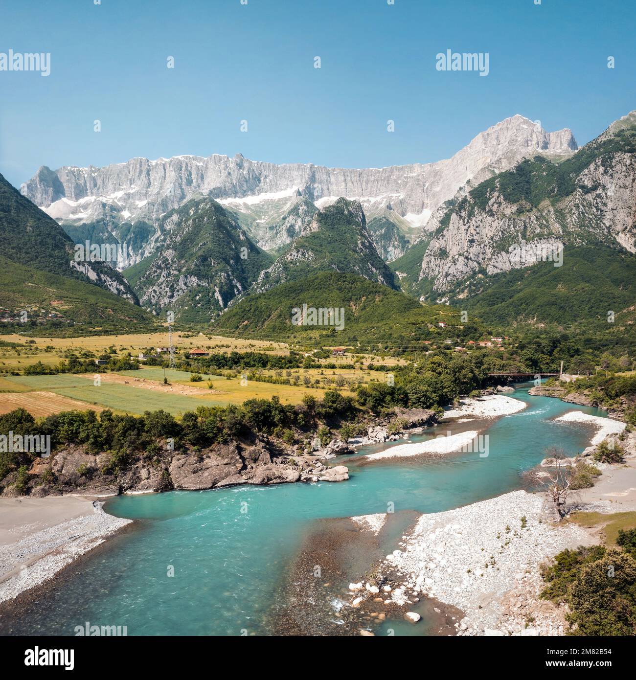 Permet, Albania and surroundings taken in May 2022 Stock Photo - Alamy