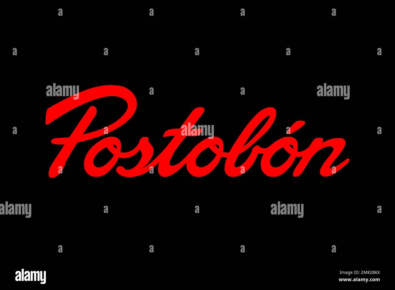 Postobon, Logo, Black background Stock Photo - Alamy