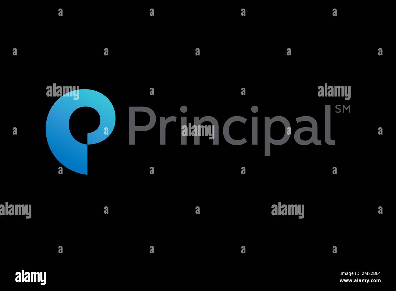Principal Financial Group, Logo, Black background Stock Photo - Alamy