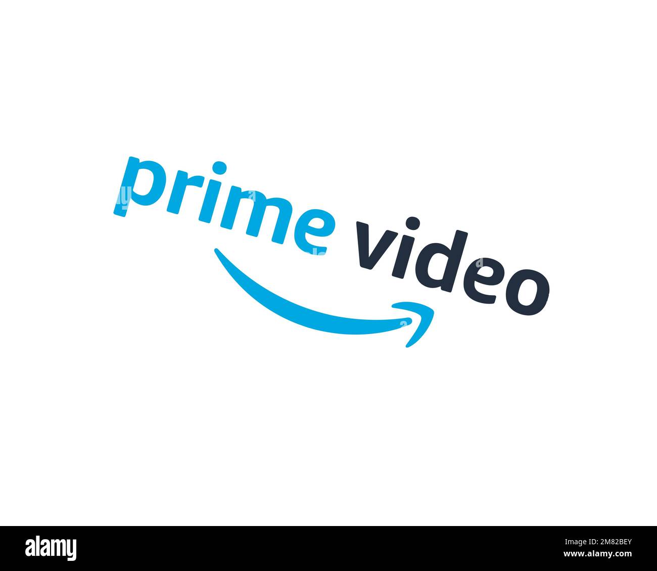 Prime Video, rotated logo, white background B Stock Photo - Alamy