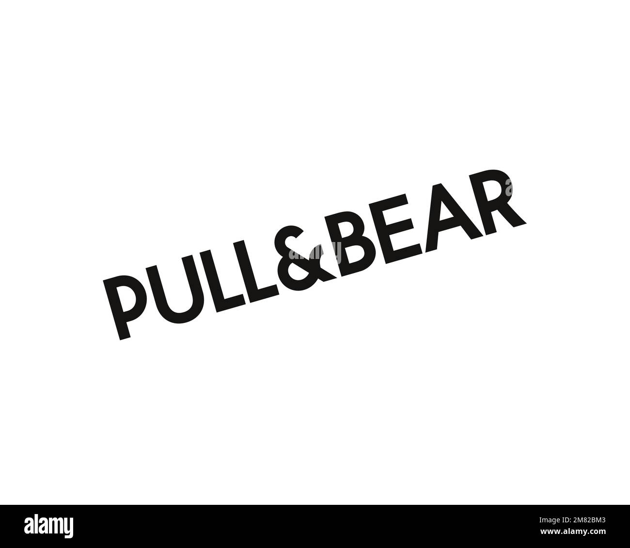 Pull&Bear, Rotated Logo, White Background Stock Photo - Alamy