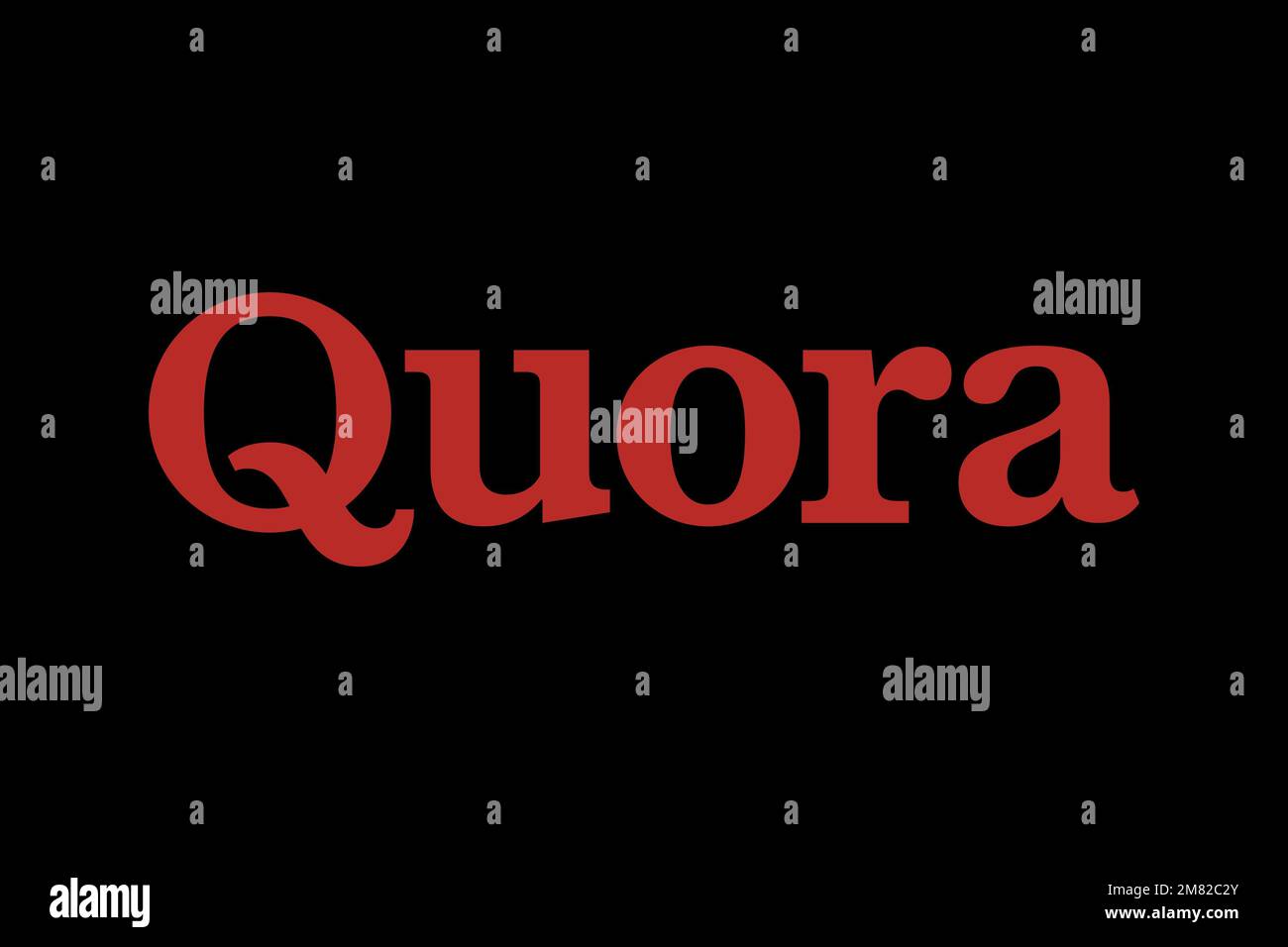 Quora, Logo, Black background Stock Photo - Alamy