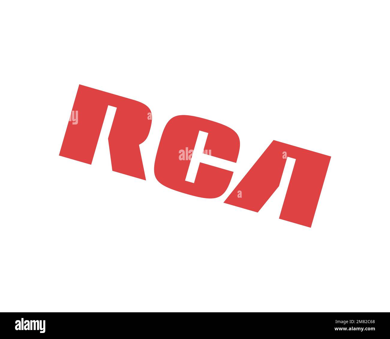 RCA, rotated logo, white background B Stock Photo - Alamy