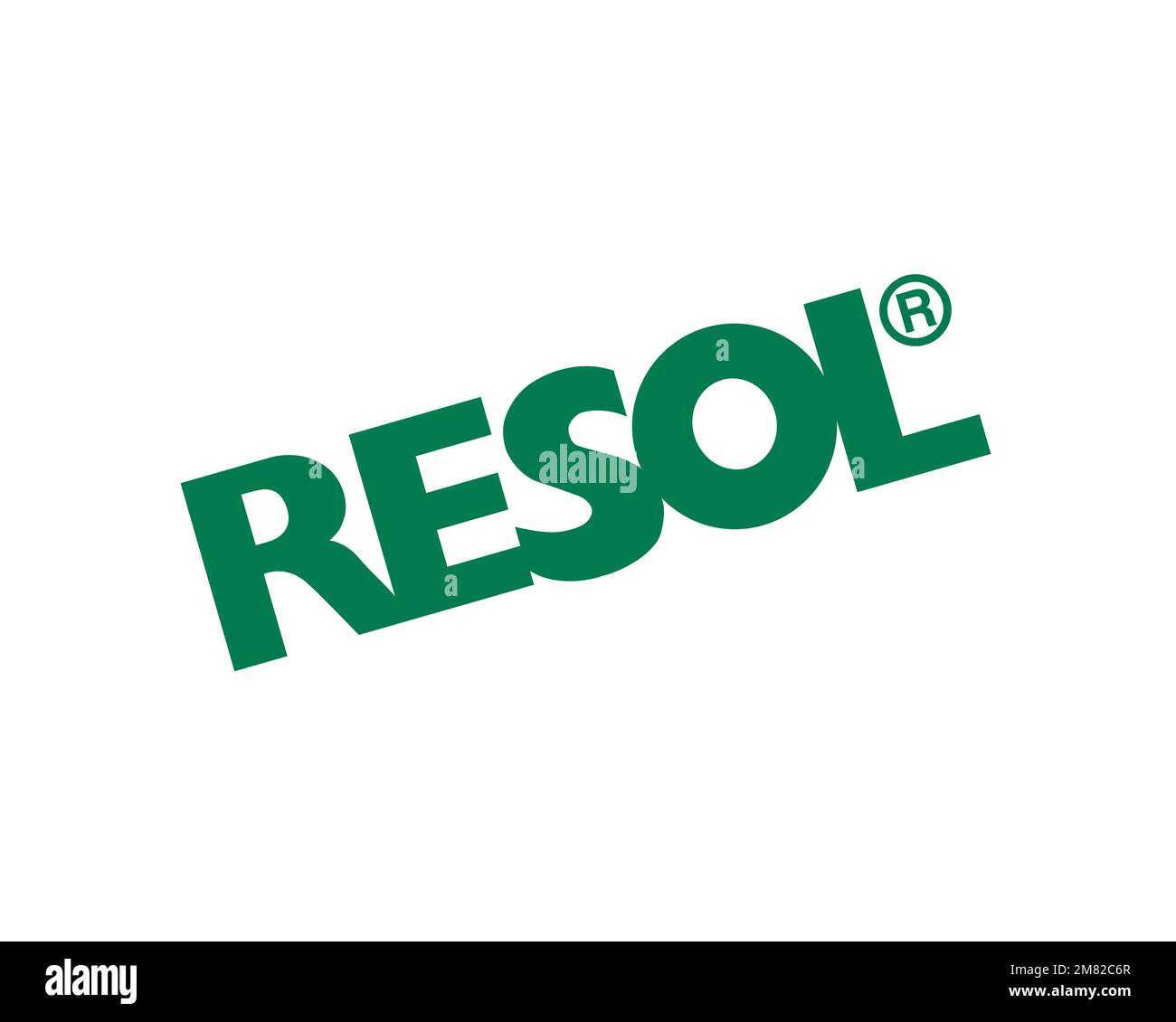RESOL, rotated logo, white background Stock Photo - Alamy