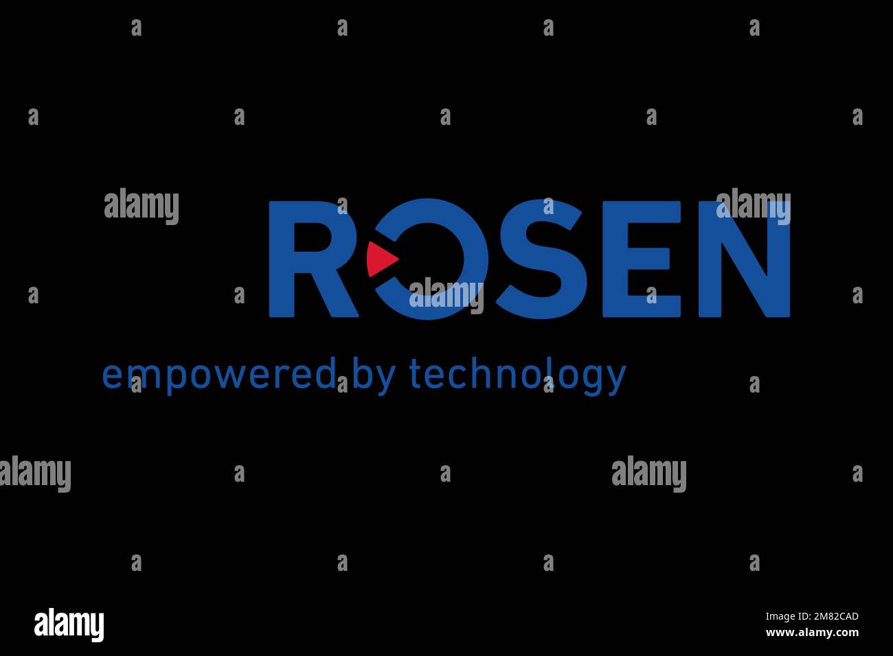 ROSEN Group, Logo, Black background Stock Photo - Alamy