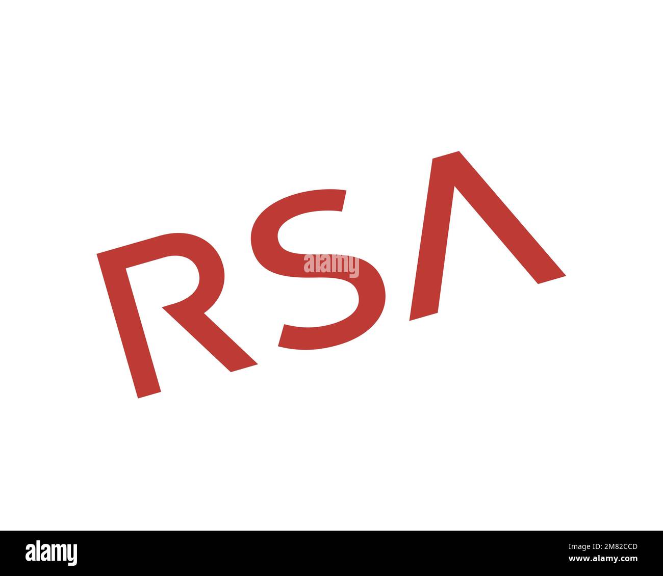 RSA Security, rotated logo, white background Stock Photo - Alamy