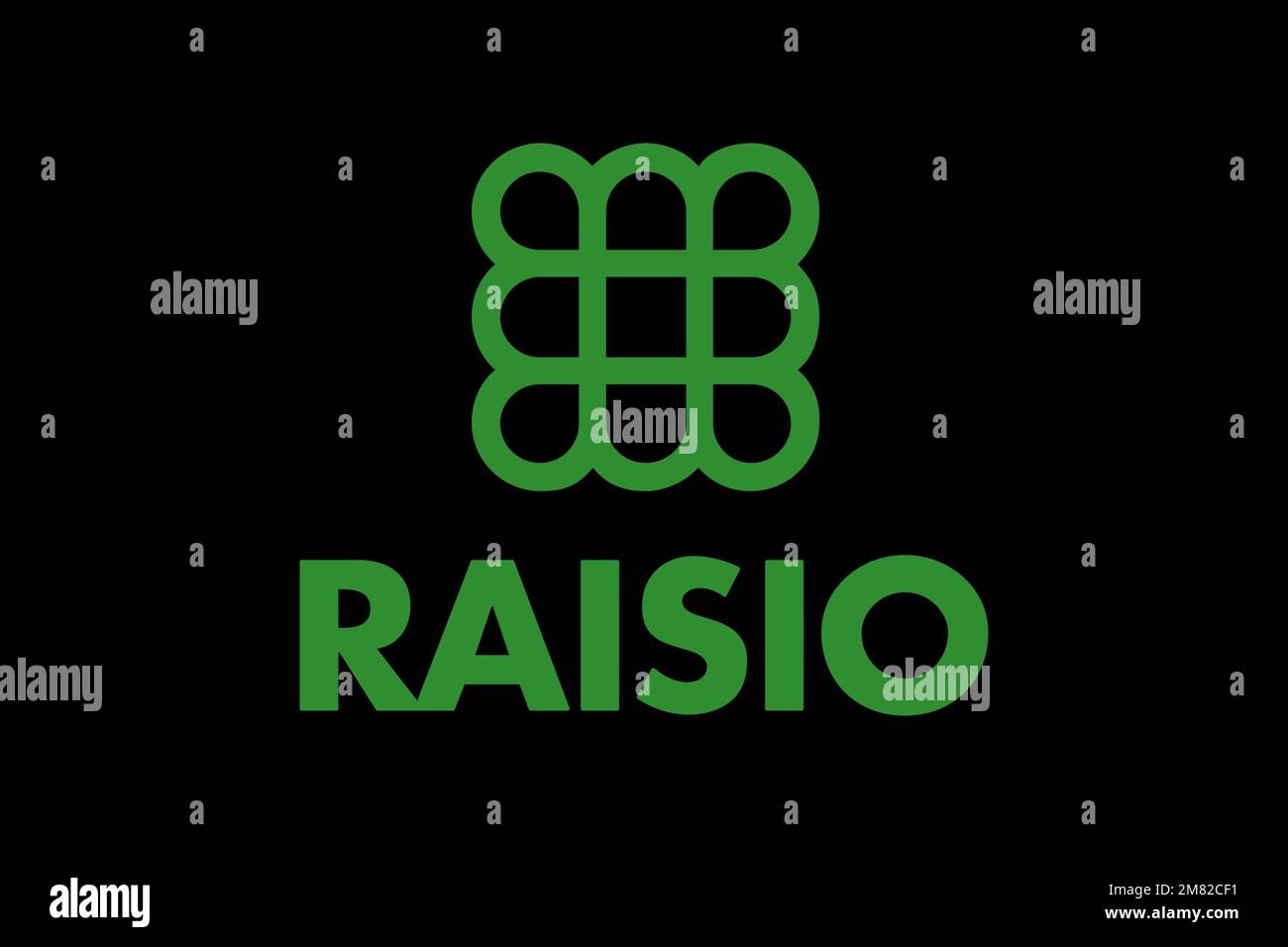 Raisio Group, Logo, Black background Stock Photo - Alamy