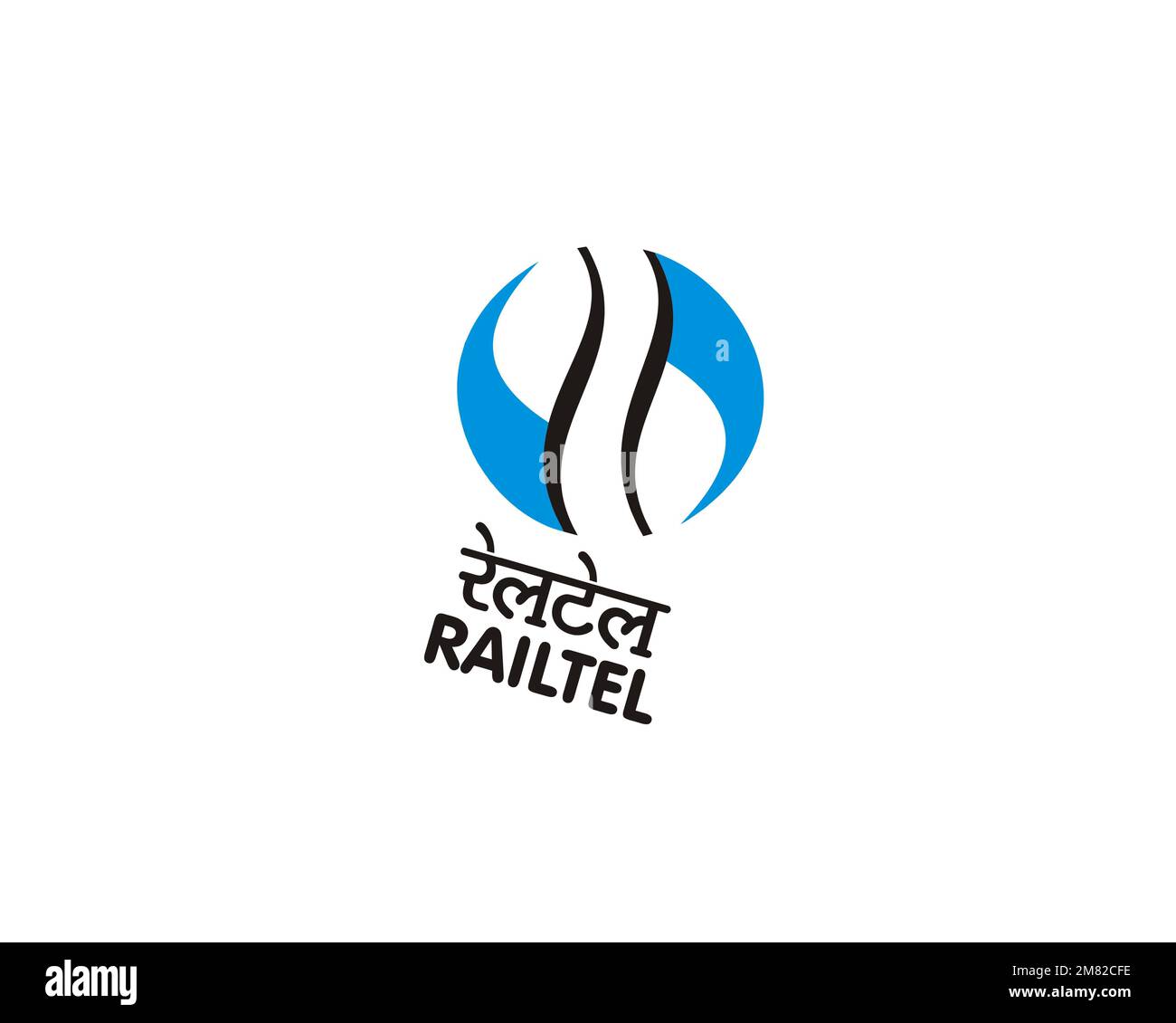 RailTel Corporation of India, rotated logo, white background B Stock ...