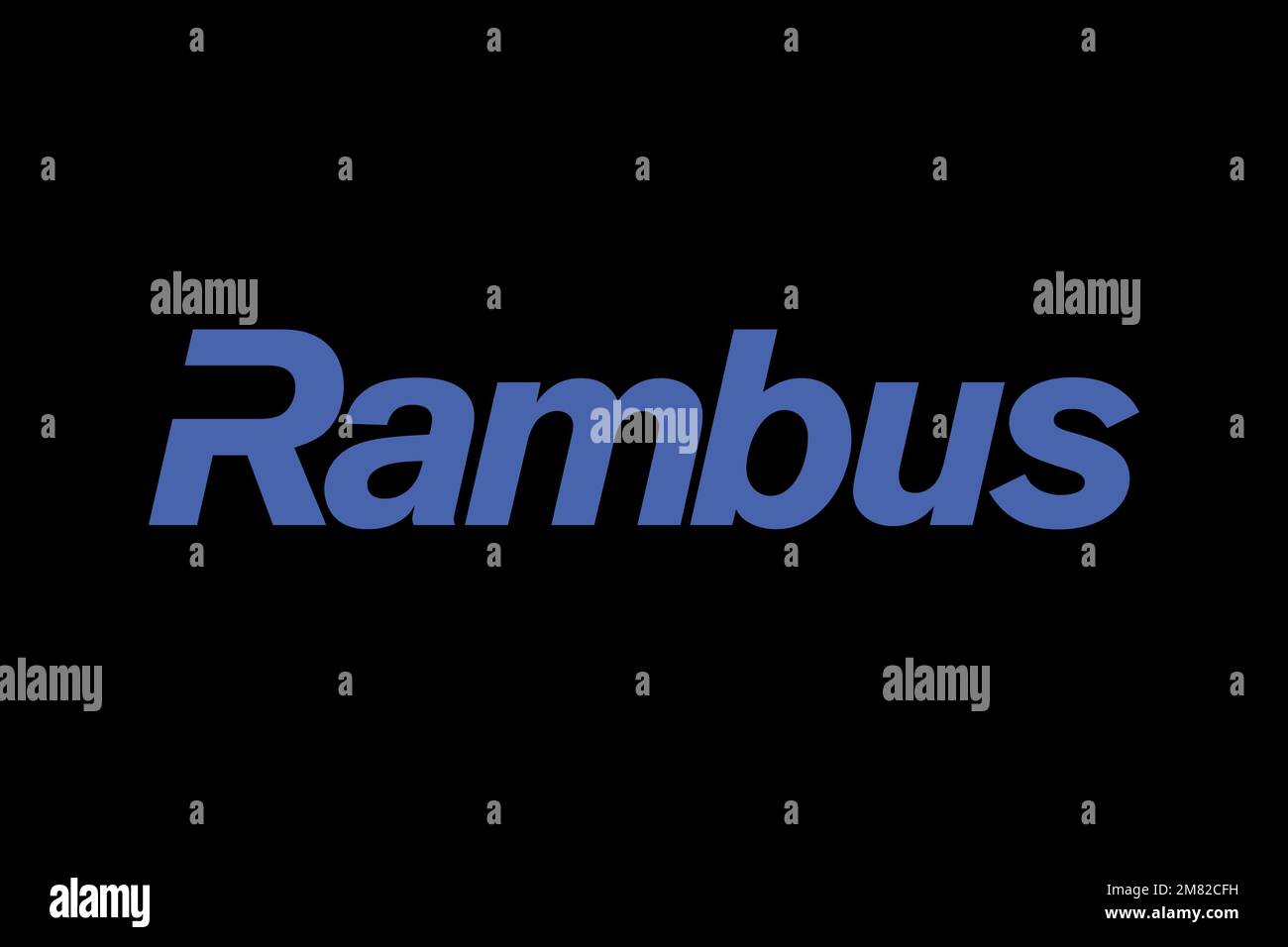 Rambus, Logo, Black background Stock Photo - Alamy