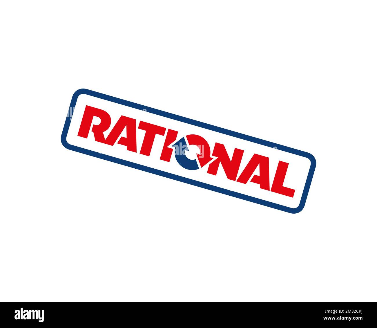 Rational AG, rotated logo, white background B Stock Photo - Alamy