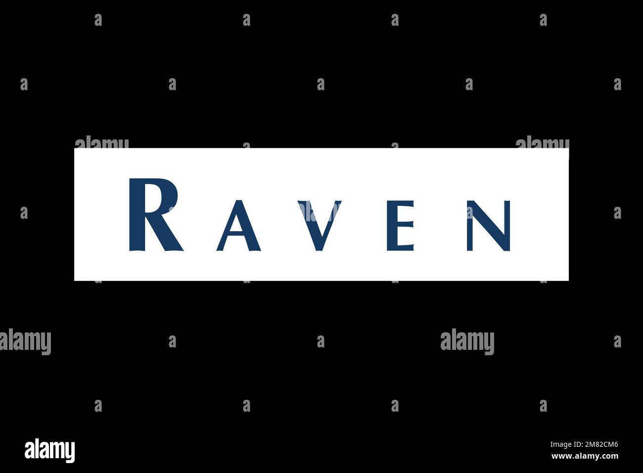 Raven Industries, Logo, Black background Stock Photo - Alamy